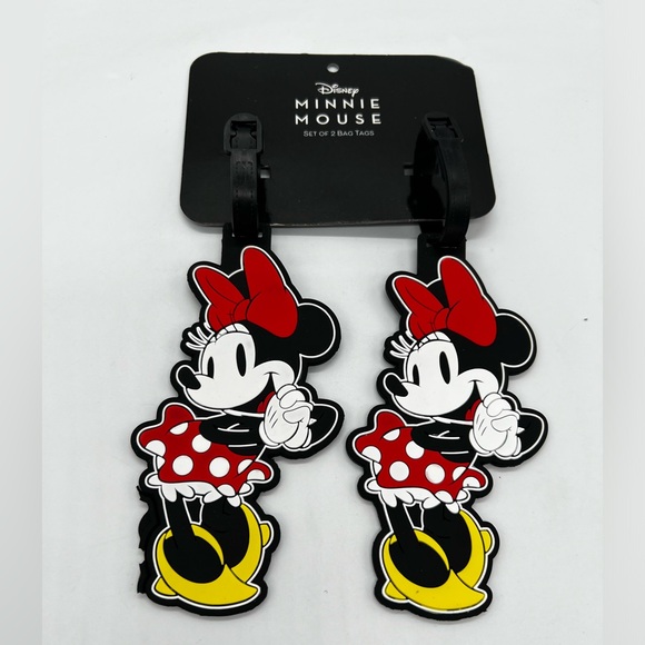 Disney | Accessories | Nwt Disney Set Of 2 Luggage Bag Tags Minnie ...
